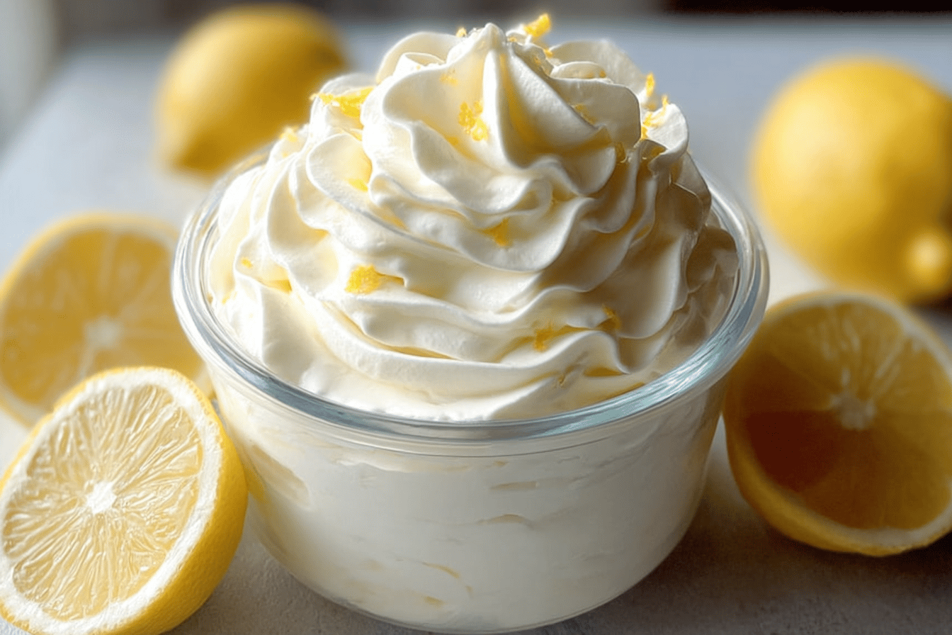 Lemon Whipped Cream Recipe For Light Zesty Desserts