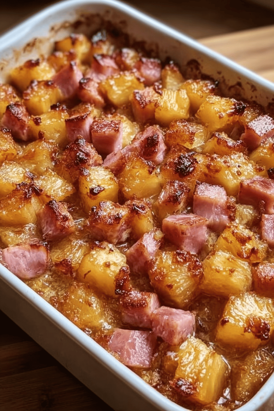Brown Sugar Pineapple Ham Bake Recipe With Sweet Savory Taste